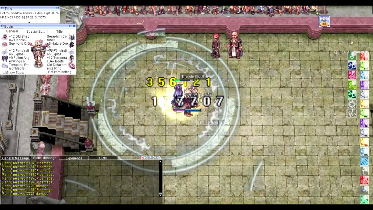 iRO Triangle Shot Shadow Chaser VS Geffen Magic Tournament - YouTube