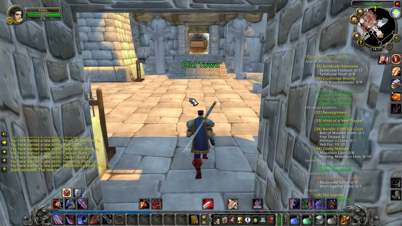 WoW TBC Classic | Human Warrior | Leveling Pt. 24 - YouTube