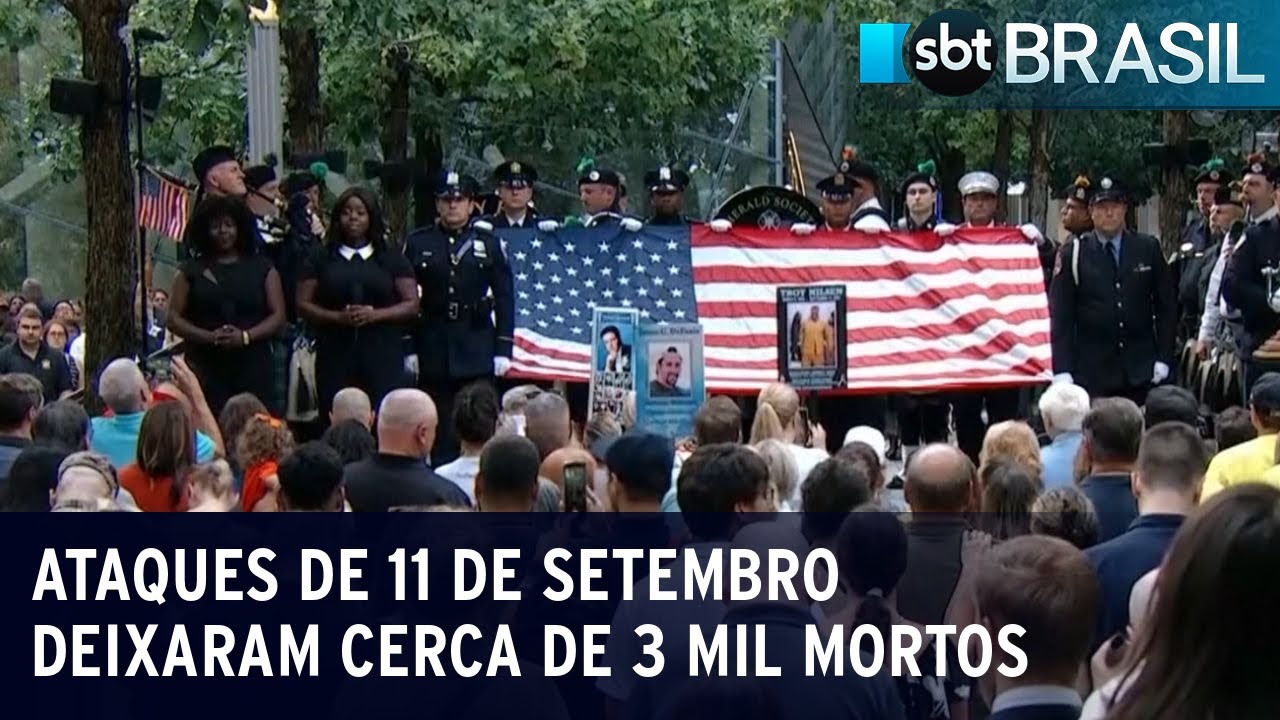 22 anos do 11 de setembro: EUA relembra ataque às Torres Gêmeas | SBT ...