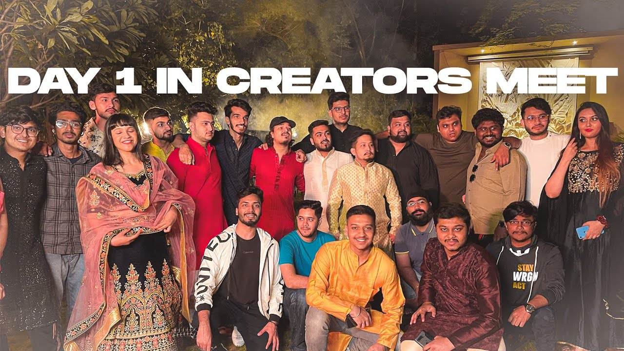 Day 1 at Creators Meet 2k21 - YouTube