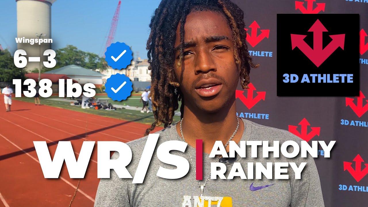 Anthony Rainey - 2023 WR/DB (3D Athlete) - YouTube