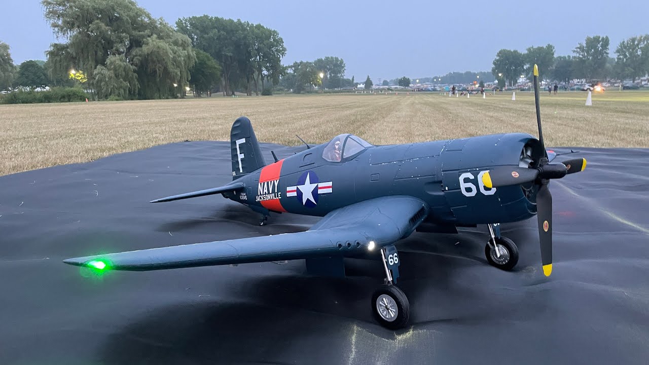 FMS P-51 | FMS F4U Corsair 1700mm (8S) Formation flight at Oshkosh ...