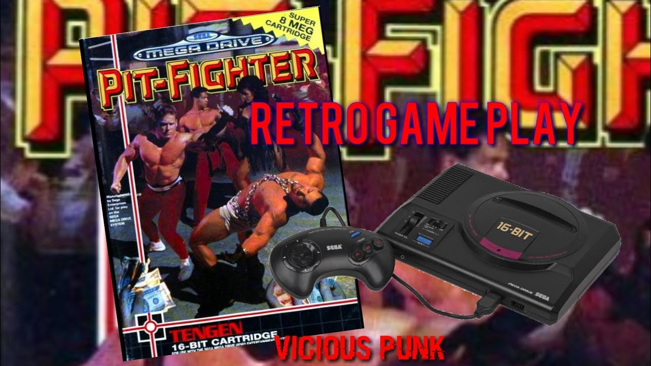pit- fighter , Sega mega Drive, génesis ( retro vintage Game Play ...