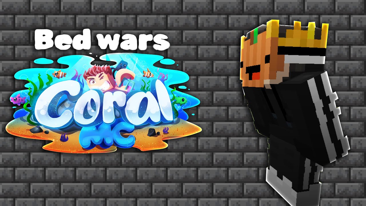 Gioco alle bed wars su Coral mc per la prima volta - YouTube