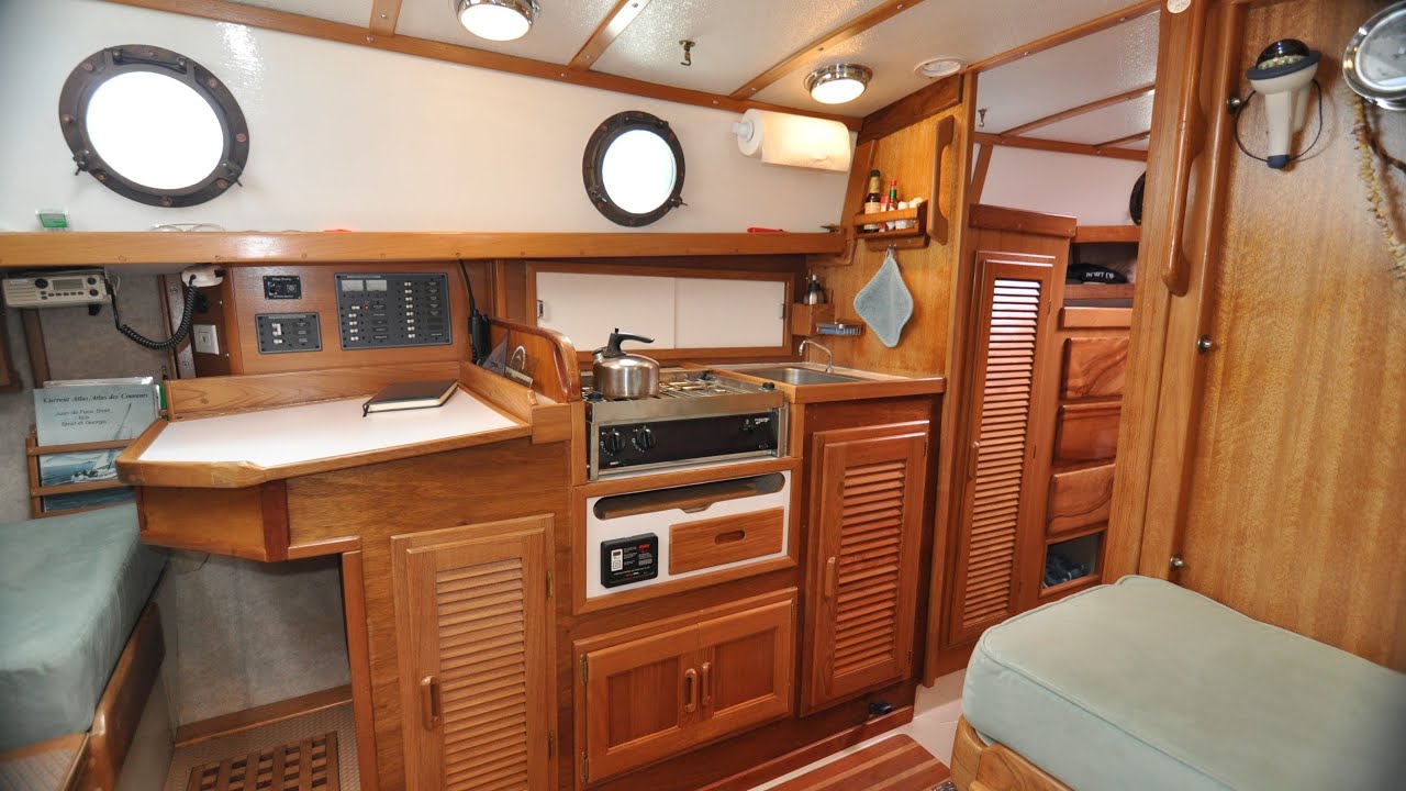 Sailboat Restoration - Refitting The Galley - Video #12 - Westsail 28 ...