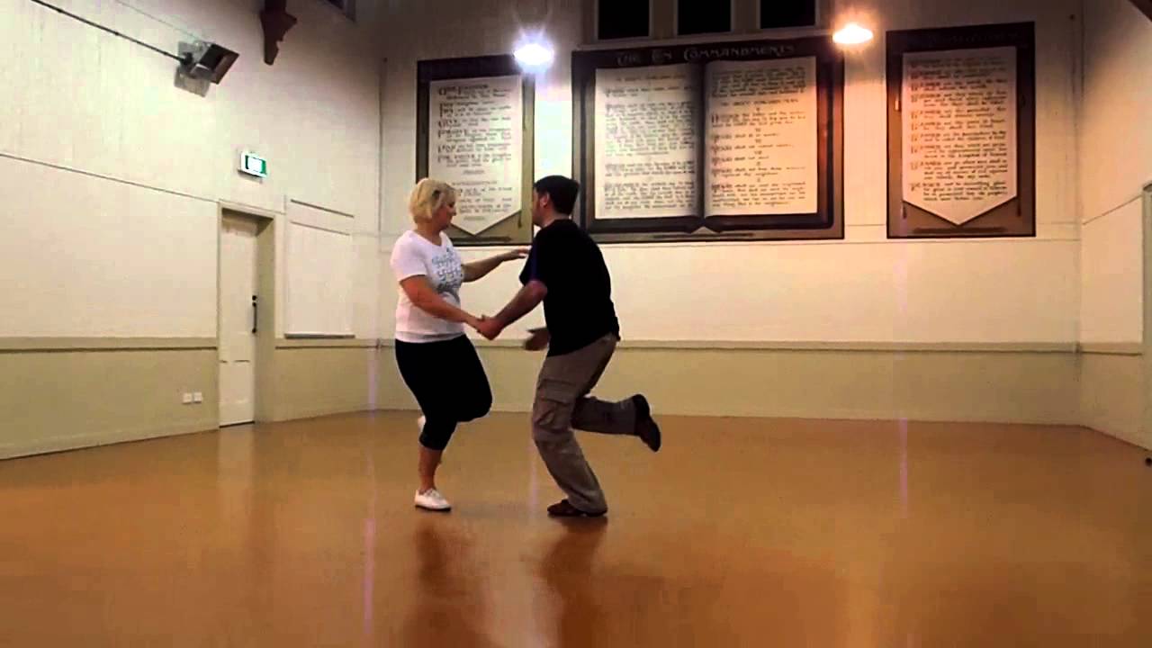 Beginners Swing Dance (Lindy Hop) lesson Charleston Kick Throughs with ...