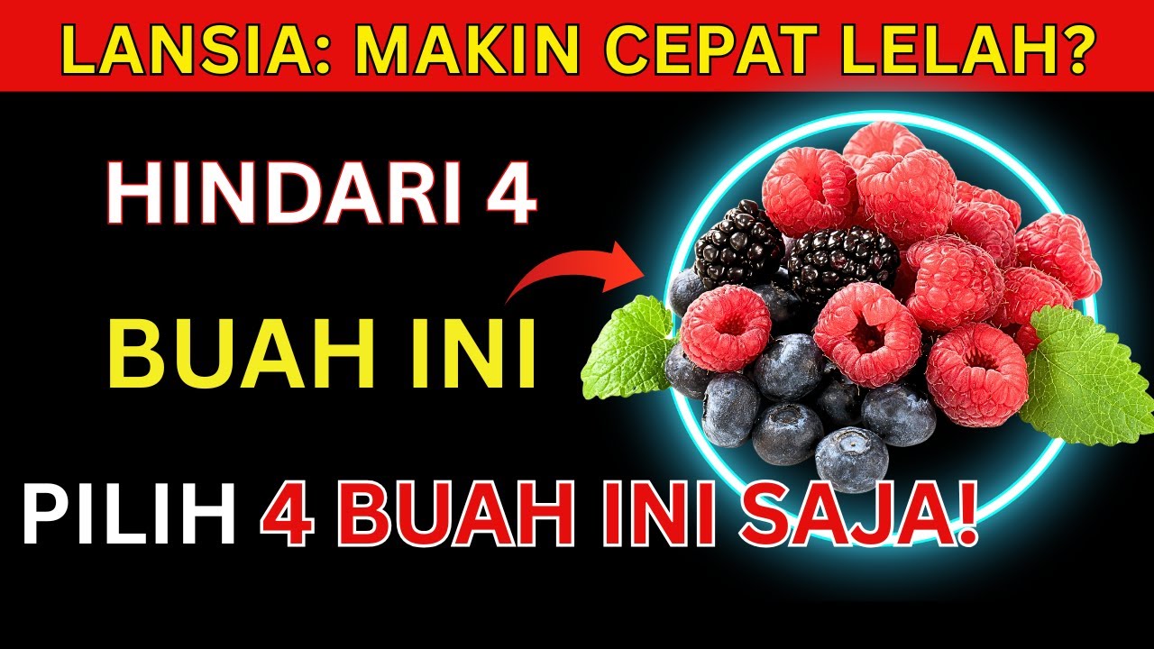 LANSIA WAJIB TAHU! 4 Buah Ini Bikin Vitalitas Turun — Tapi 4 Buah ...