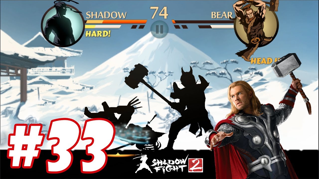 Shadow Fight 2 : Song đao đoạt mệnh Shadow vs Búa thần Thor #33 - YouTube