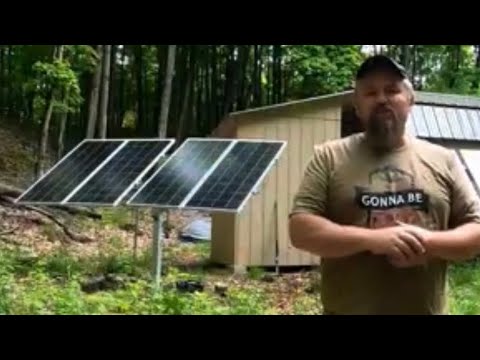 Sun chasing solar panels at the cabin. Ecoworthy Dual Axis Tracking ...