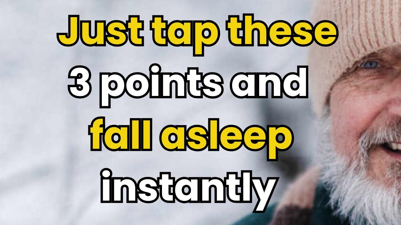 Just Tap These 5 Points and Fall Asleep Instantly | Senior Wellness ...