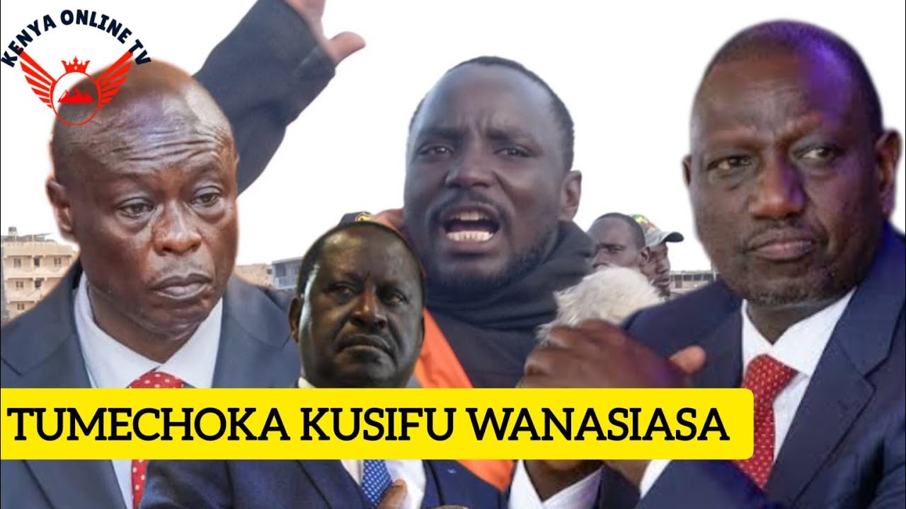 RAILA NA RUTO HAWAWEZI TUPEA KAZI NDIYO WAPATE WATU WA MAANDAMANO NA ...