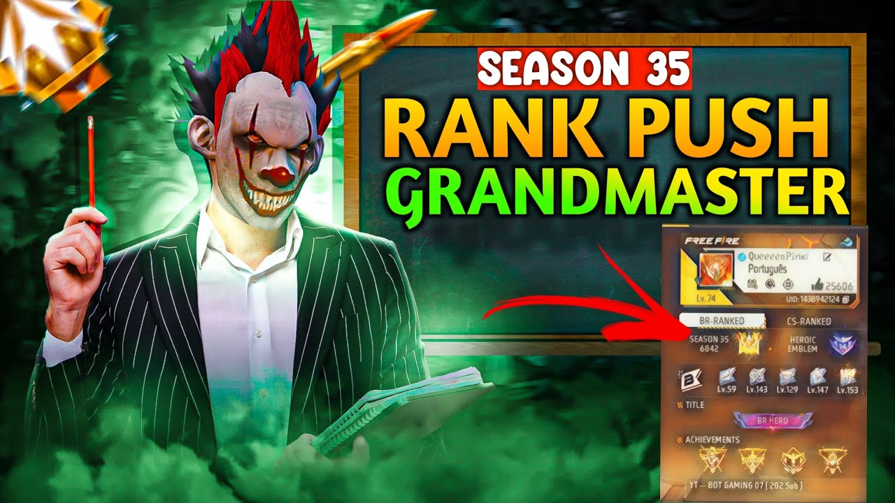 SOLO GRANDMASTER RANK PUSH TO REGION || EP - 1 || FREE FIRE INDIA ...
