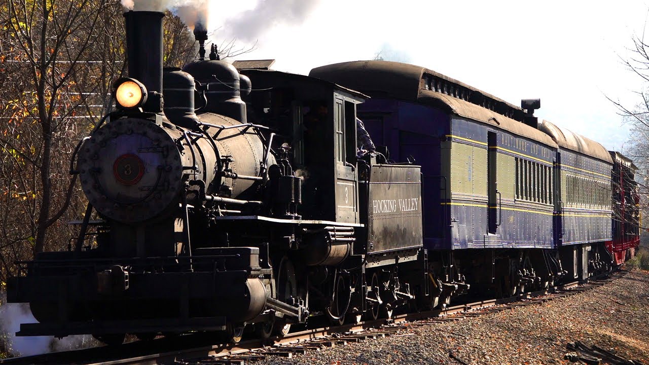 The Hocking Valley Scenic Railway | Steam Engine #3 - YouTube
