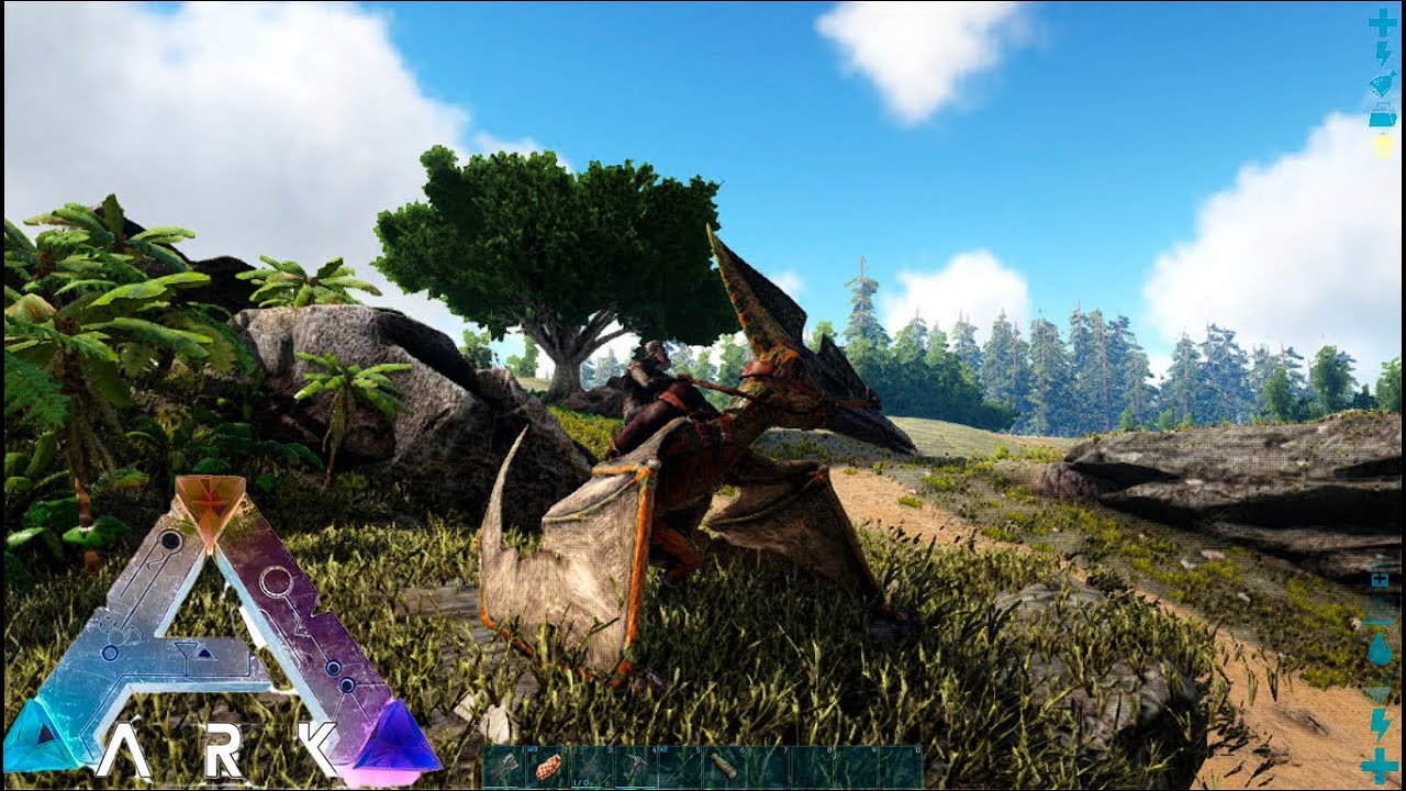 Como Domar O Ptero// Ark Survival Evolved PC - YouTube