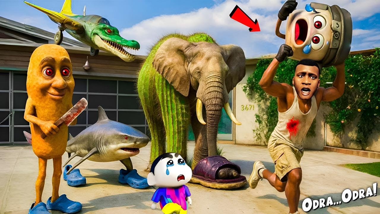 Franklin and Shinchan Stealing RAREST Brainrots😱😬| Steal a Brainrot ...
