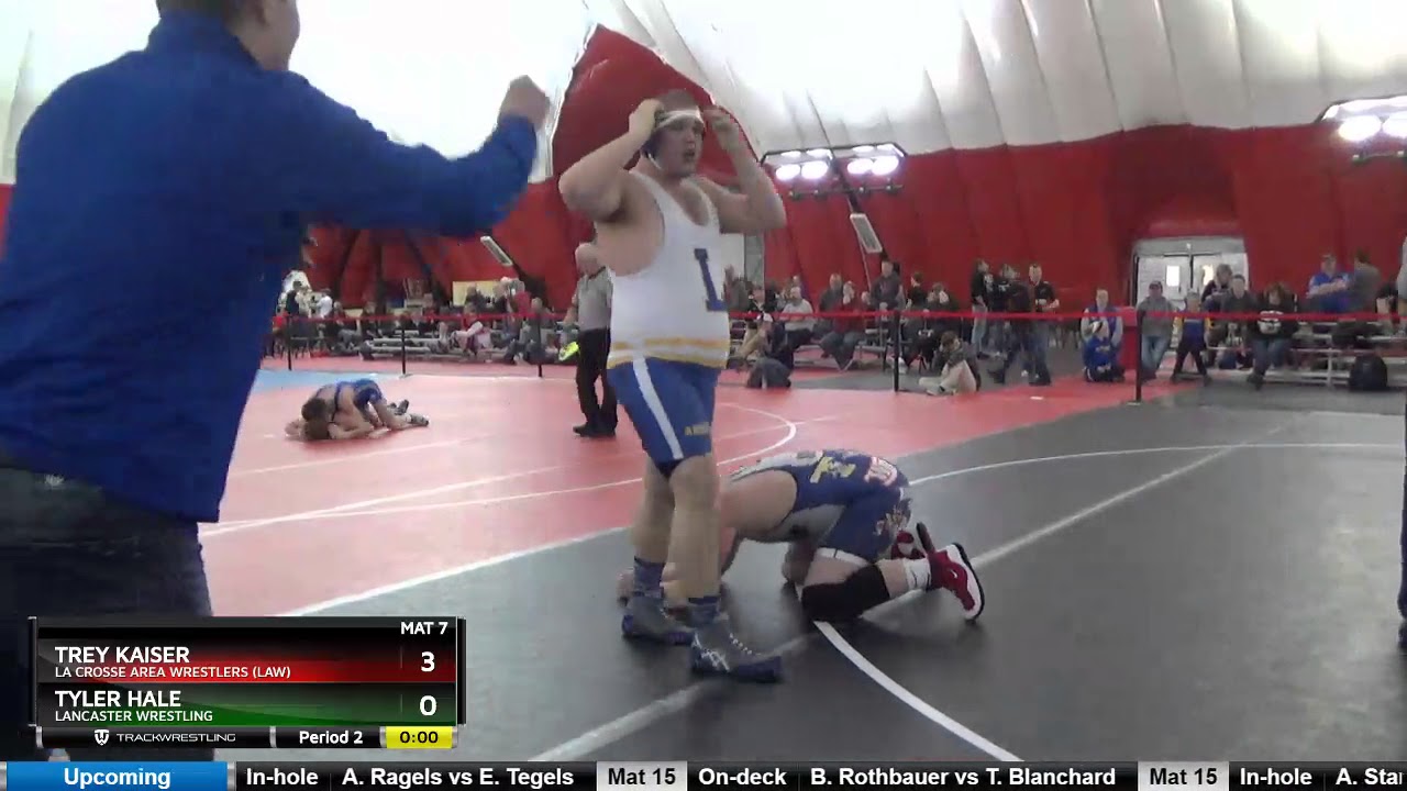 Junior 285 Trey Kaiser La Crosse Area Wrestlers (LAW) Vs Tyler Hale ...