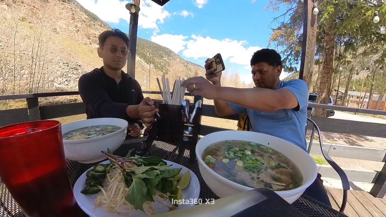 Two Tibetans find the best mountain pho | A-Basin Spring Skiing, make ...