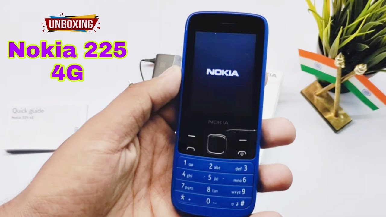 Nokia 225 4G Features Phone Unboxing & First Look Classic Blue Colour ...