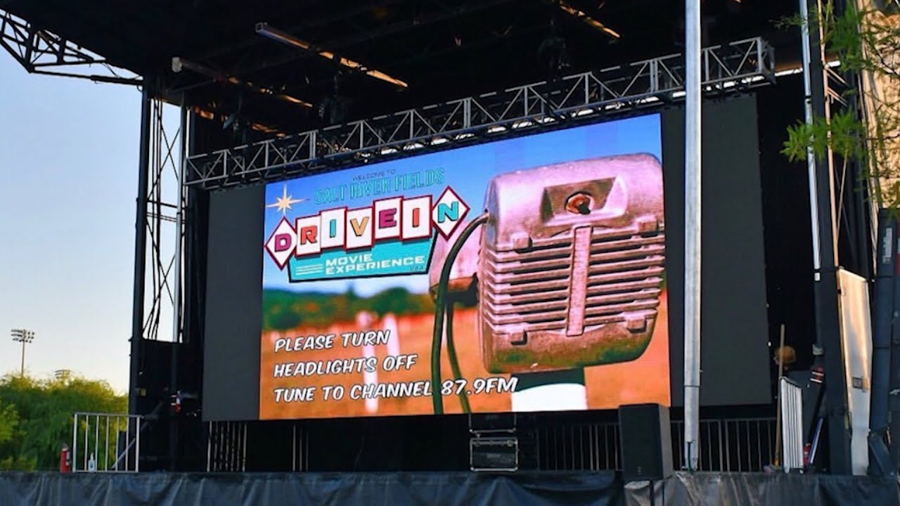Salt River Fields Drive In Movie Experience - YouTube