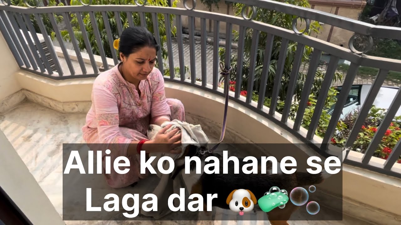 Allie ne aaj nai nai ki 😁🛁🐶 | Reena’s Vlog - YouTube
