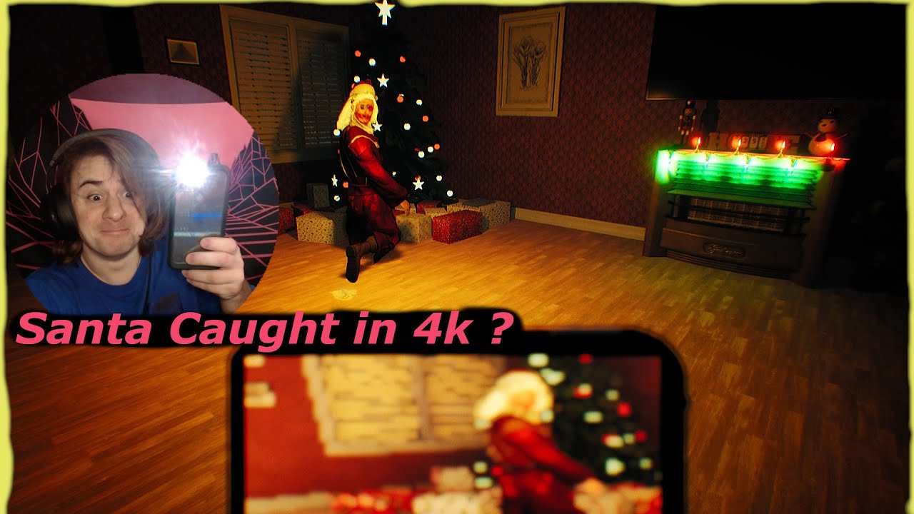I caught Santa Claus in 4k ? ( indie horror game ) - YouTube