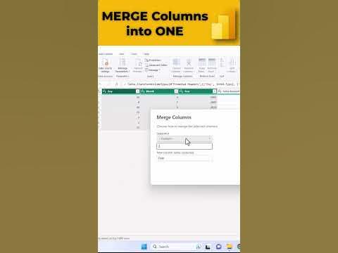 Unlock the Magic of #powerquery | MERGE Multiple Columns into ONE Column | Part 8 # #powerquery ...