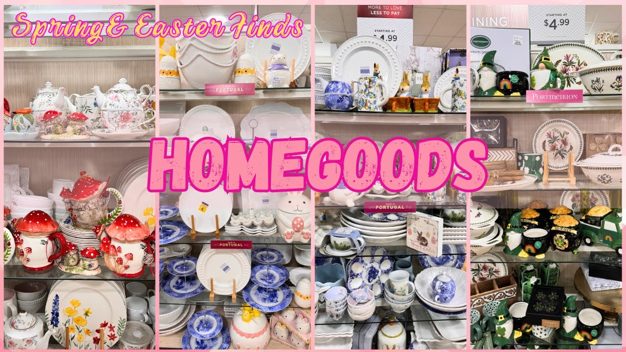 HOMEGOODS SPRING DECOR | HOMEGOODS SHOP WITH ME | SPRING KITCHEN ...
