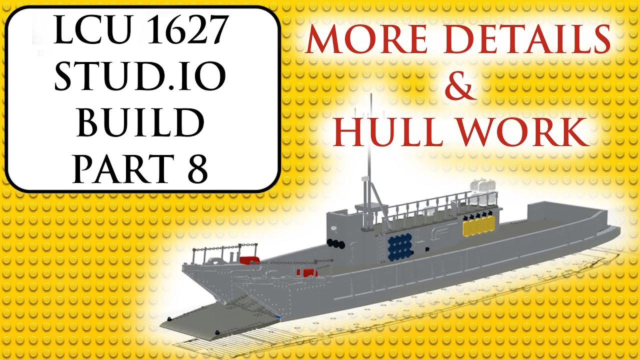 LCU 1627 Stud.io Build Part 8 - YouTube