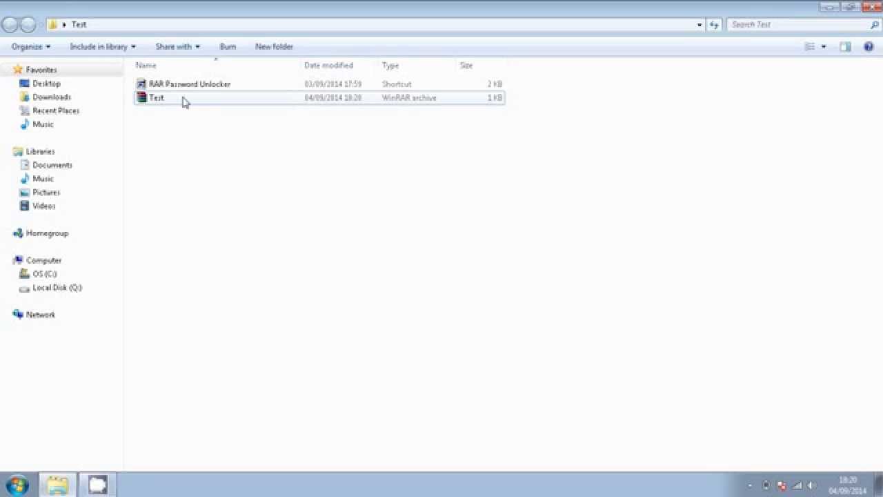 How To Remove A WinRaR File Password - YouTube