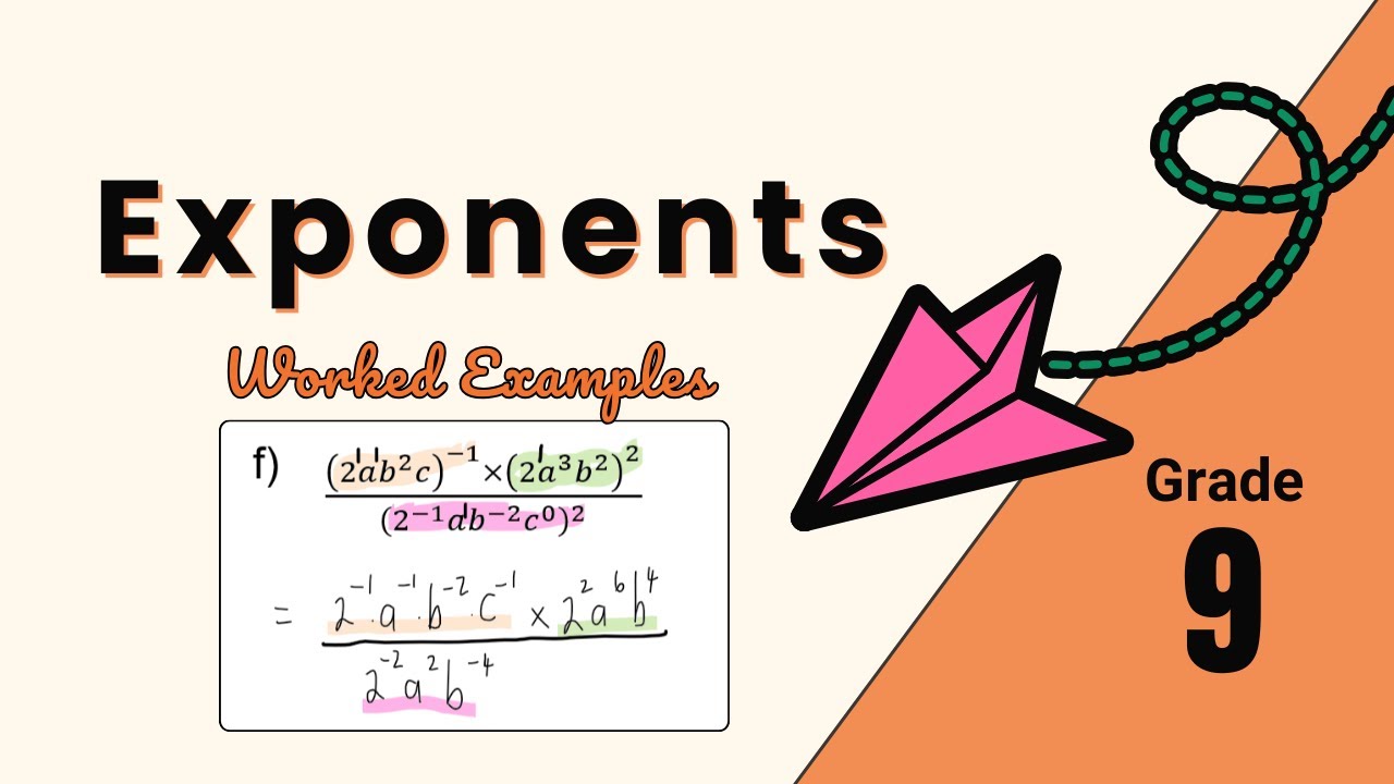 Grade 9 Exponents | Practice Question 3 [25 marks] - YouTube