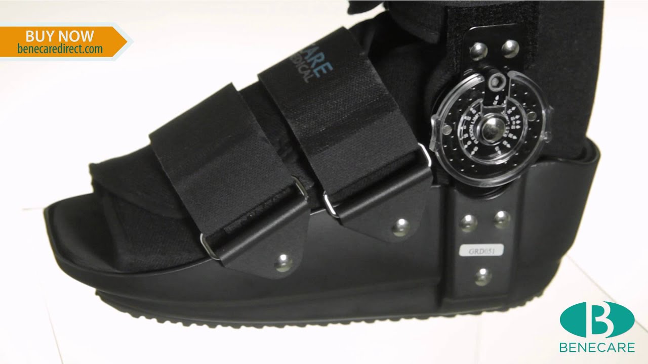 Benecare Range of Motion (ROM) Walker Boot: Product Information - YouTube