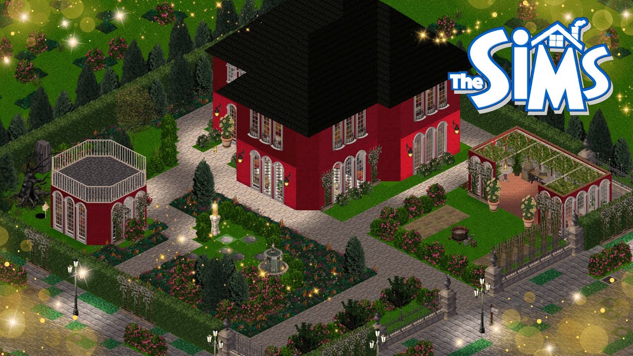 Brick Victorian House | The Sims 1 Speed Build #5 | No CC - YouTube