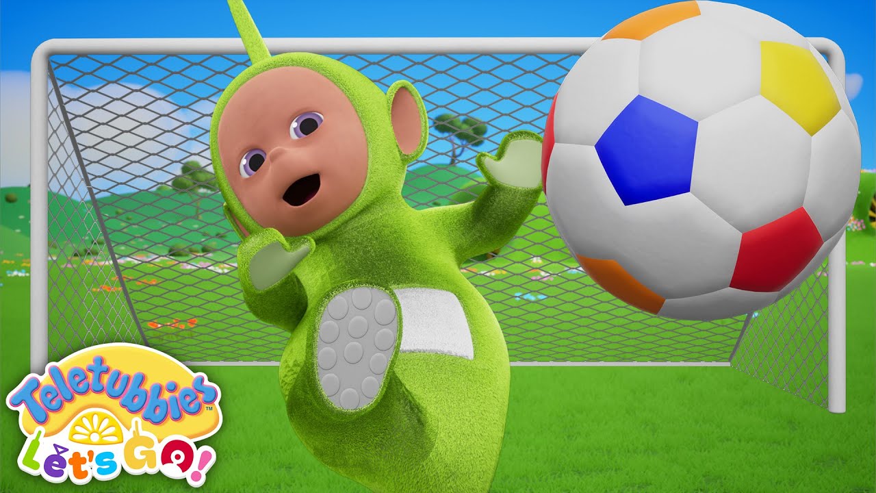 DIPSY SCORES A GOAL! The Big Soccer Game | Teletubbies Let’s Go New ...