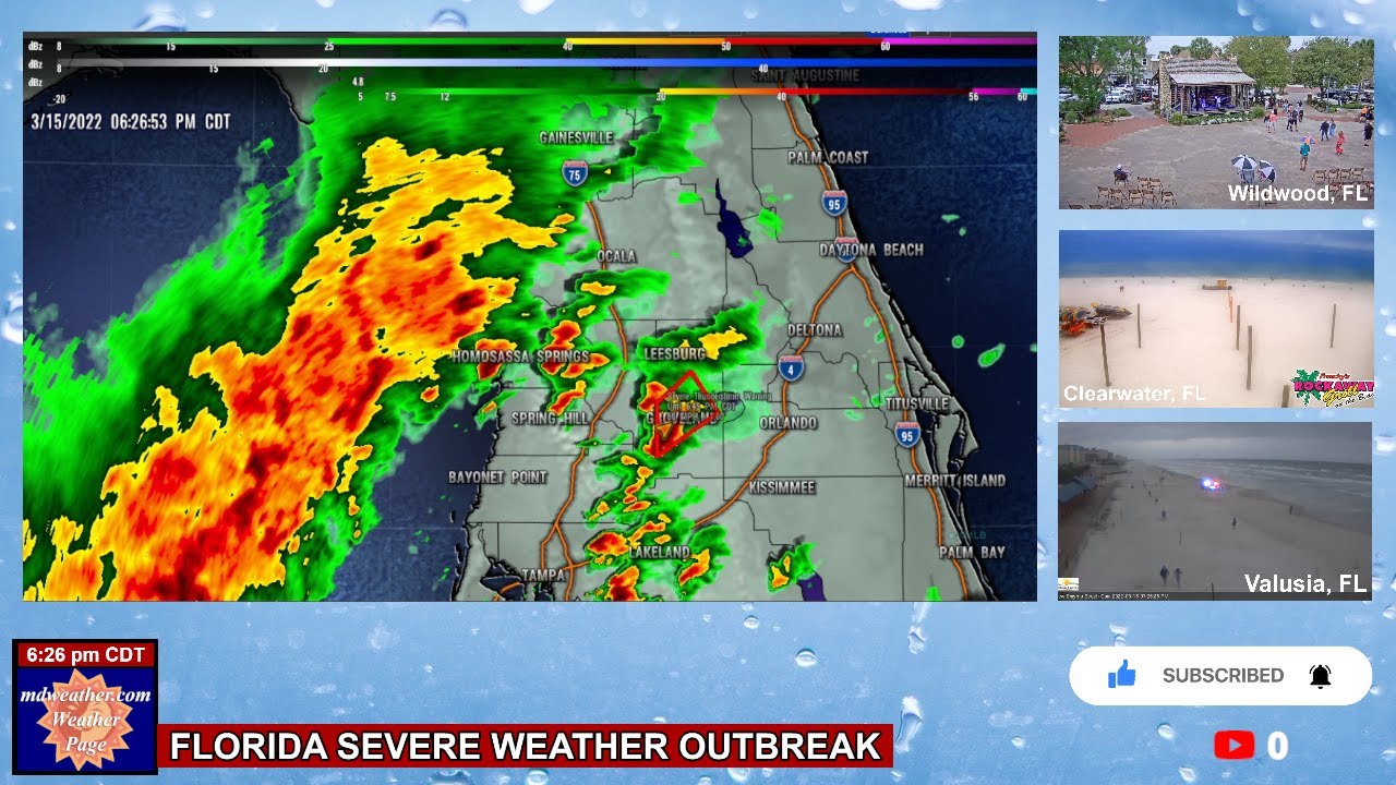 Live Florida Severe Weather Outbreak - YouTube