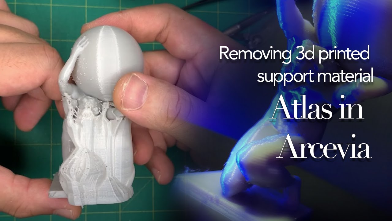Peeling 3d Printed - Atlas in Arcevia 🌏 #3Dprint #ASMR - YouTube