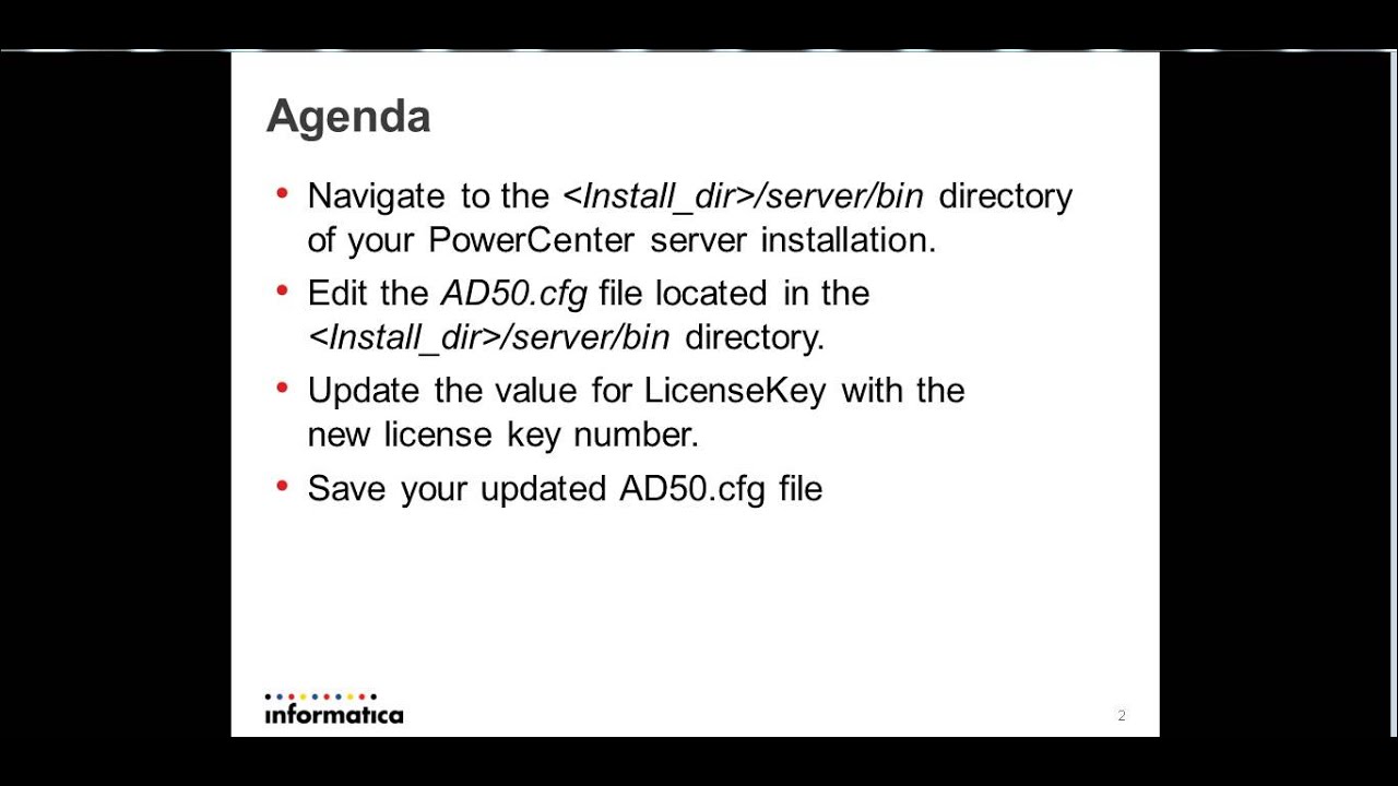 How to Update Address Doctor License for PowerCenter - YouTube