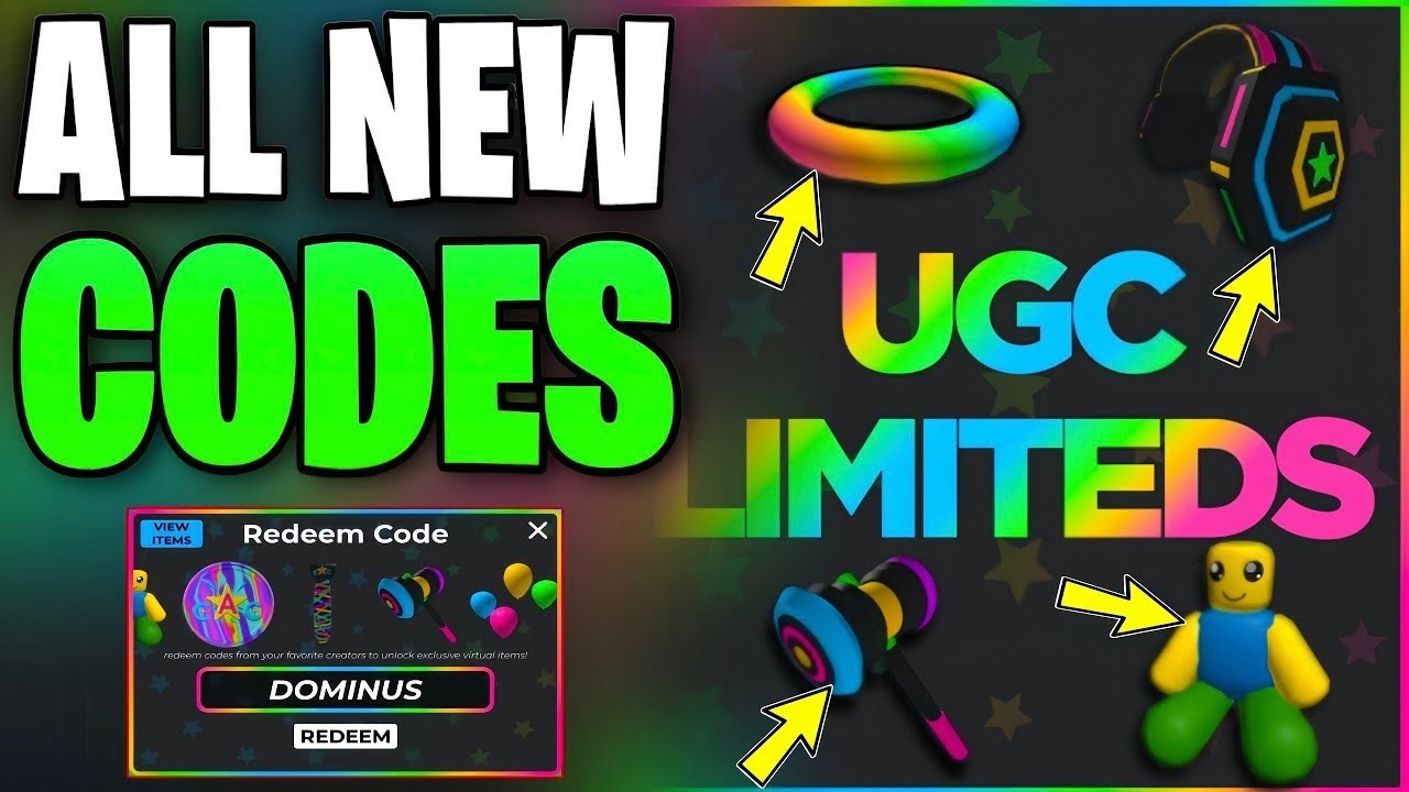 *NEW CODES* WORKING UGC LIMITEDS ROBLOX CODES 2025 - UGC LIMITED CODES ...