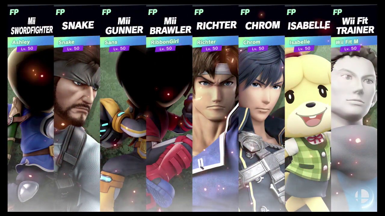 Super Smash Bros Ultimate Amiibo Fights – Request #11983 PictoChat ...