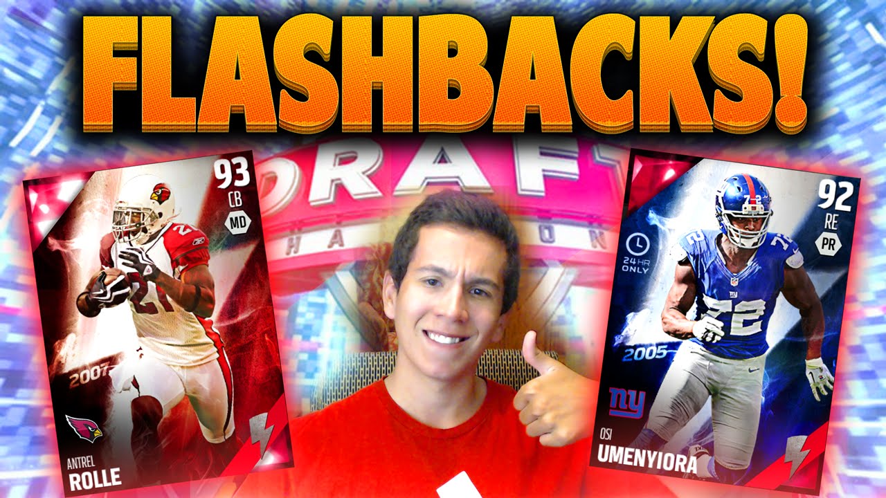 Madden 16 Ultimate Team! FLASHBACK CARDS IN Draft Champions! MUT 16 ...