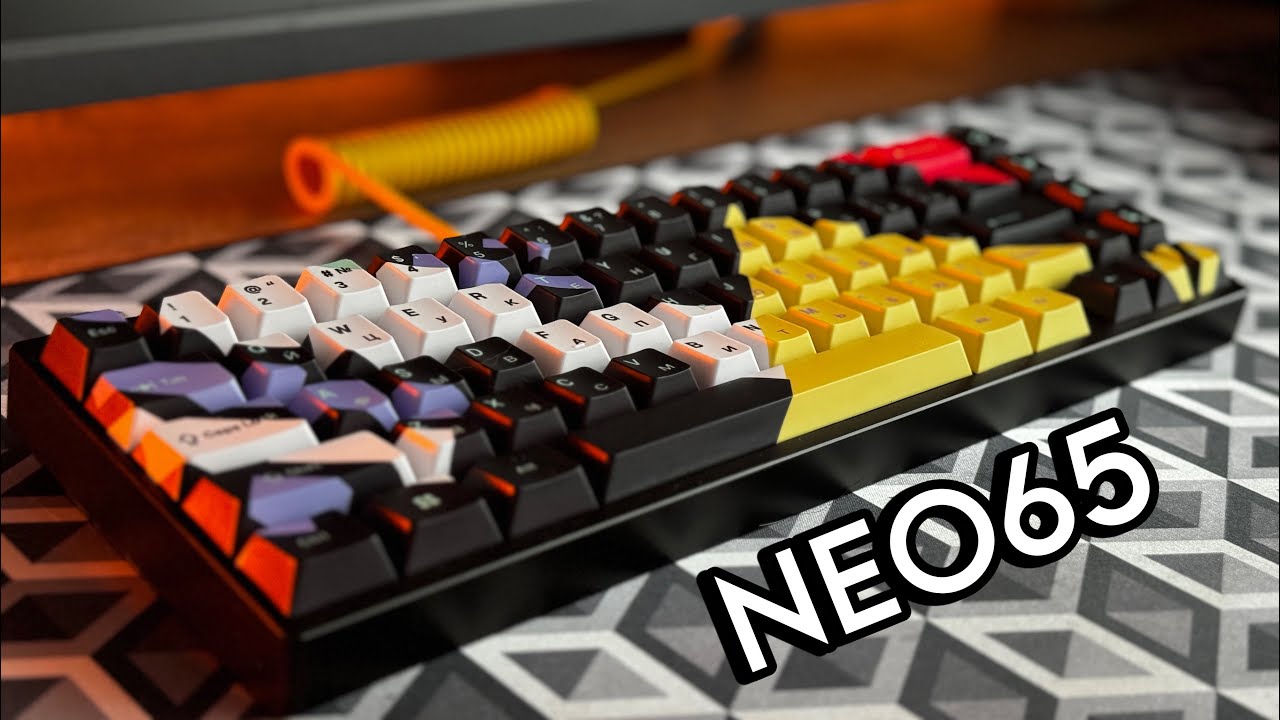 Neo65 - build + sound test - YouTube