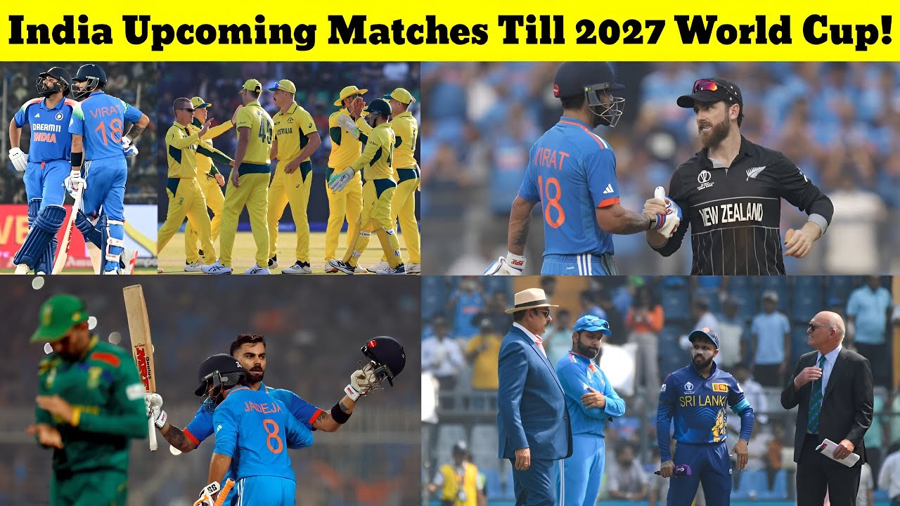 📅 Ultimate ODI Schedule Till 2027: Complete Matches Leading to the ...