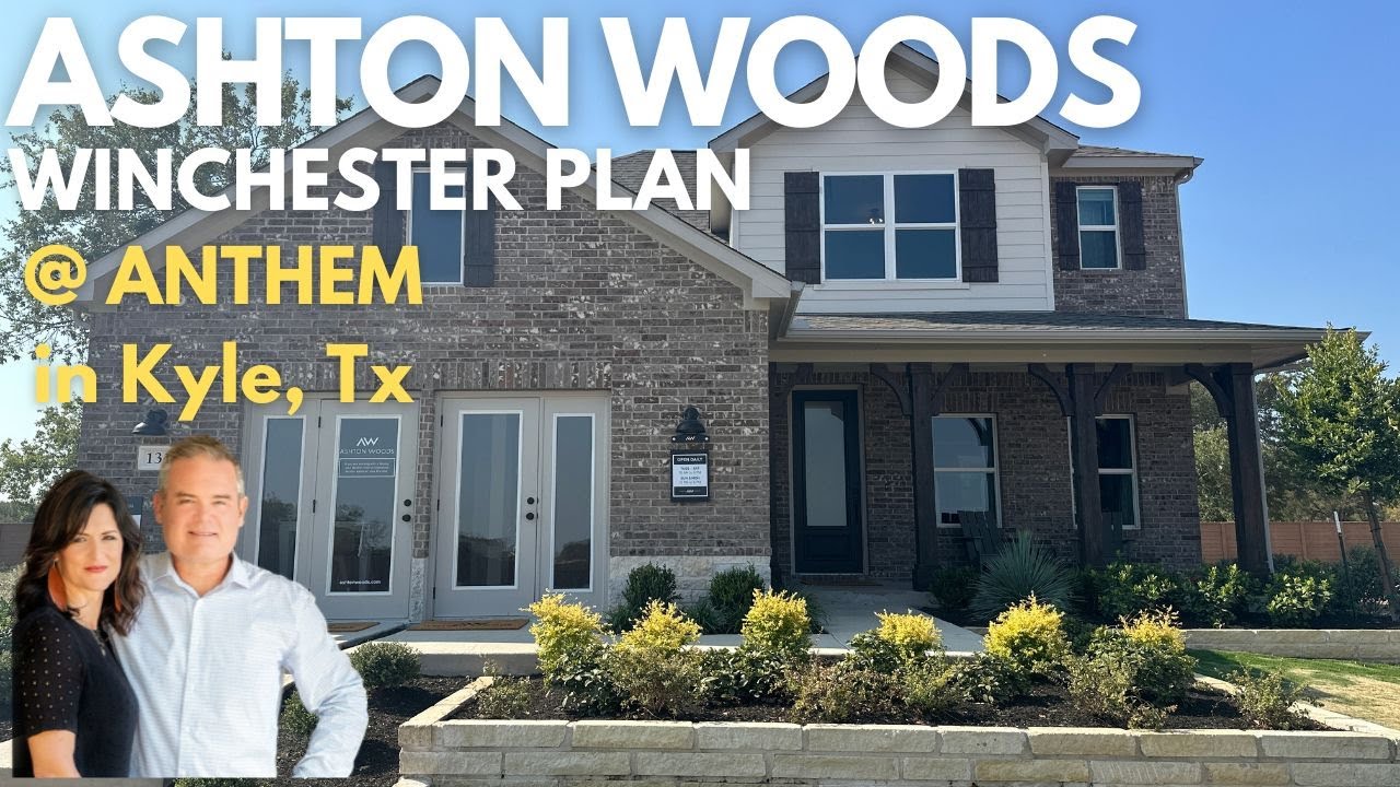 Ashton Woods Homes - Winchester Model in Anthem Kyle Tx - YouTube
