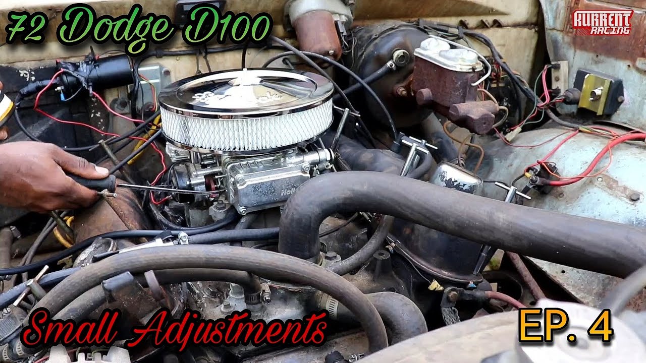 Small Adjustments to Carburetor on my 72 D100 🛻 (Ep. 4) PickUp Truck ...
