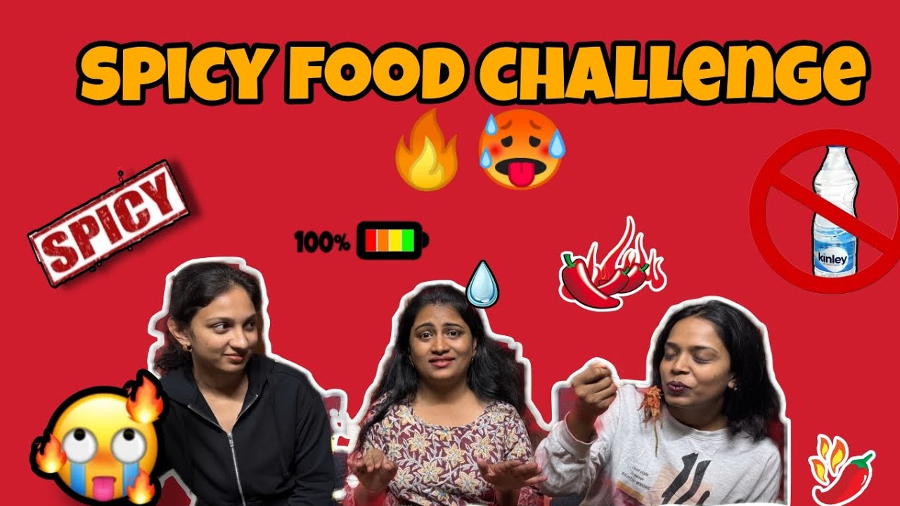 Spicy challenge gone wrong! 😱🌶️Can we handle the heat?🔥Eating spicy ...