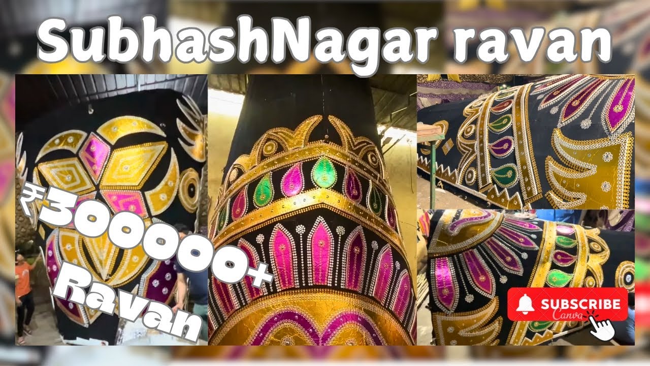 Ravan Preparation Subhash Nagar 2024 - YouTube