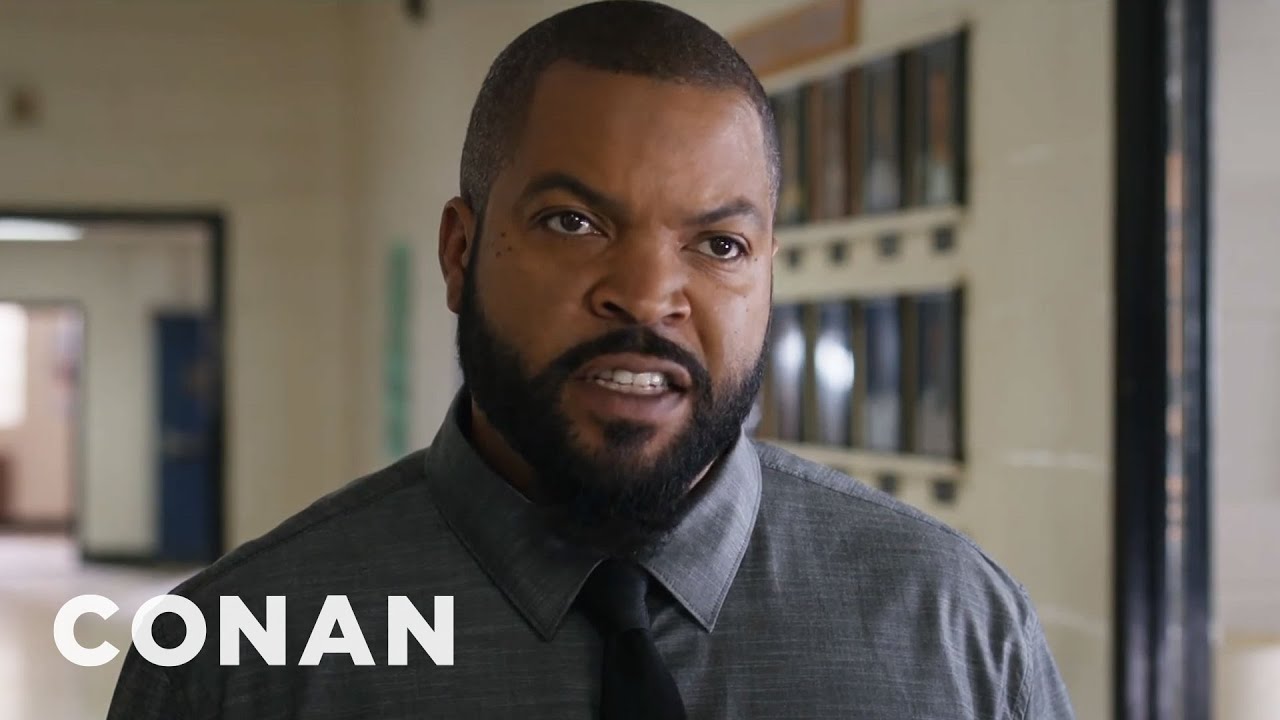 Ice Cube Debuts The "Fist Fight" Trailer | CONAN on TBS - YouTube