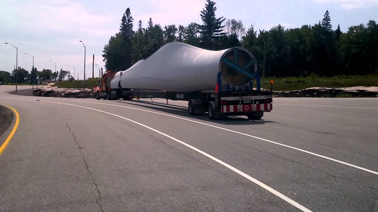 Longest transport trailer I have ever seen - YouTube
