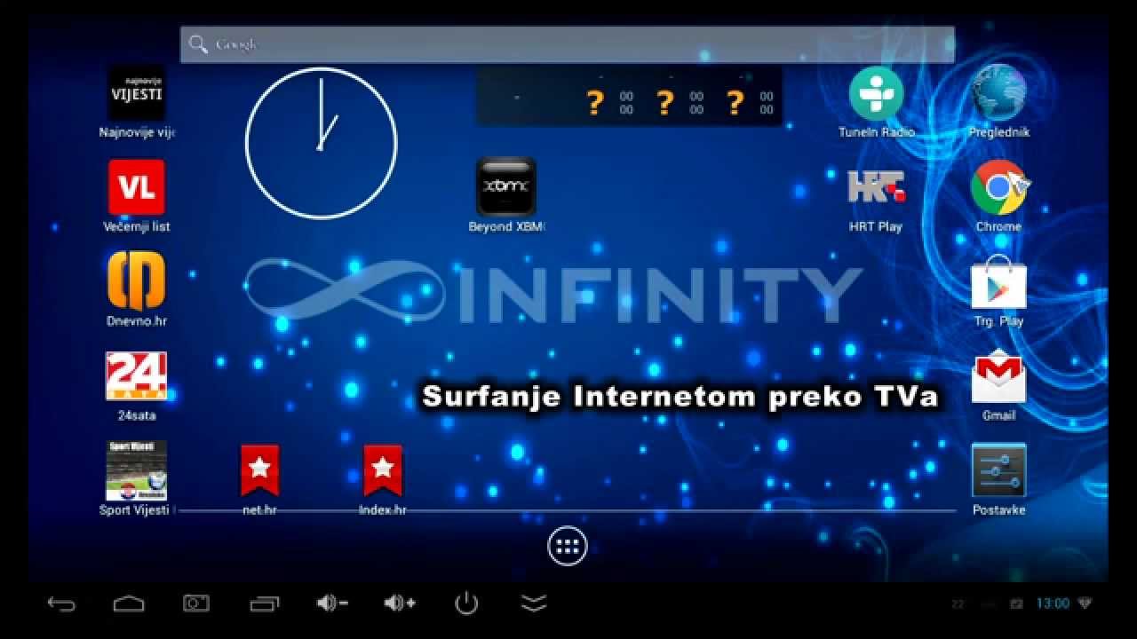 Infinity XBMC android IPTV box - što sve nudi - YouTube
