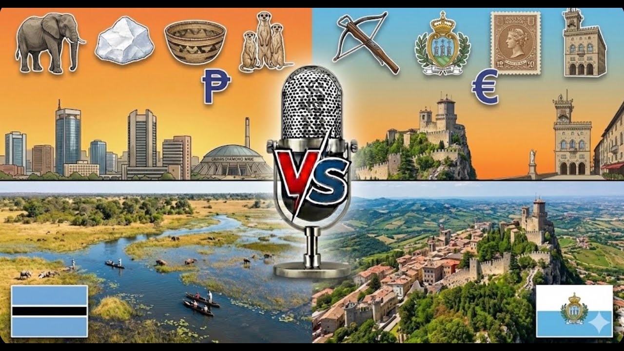 Botswana vs San Marino: African Wilderness vs European Fortress - YouTube