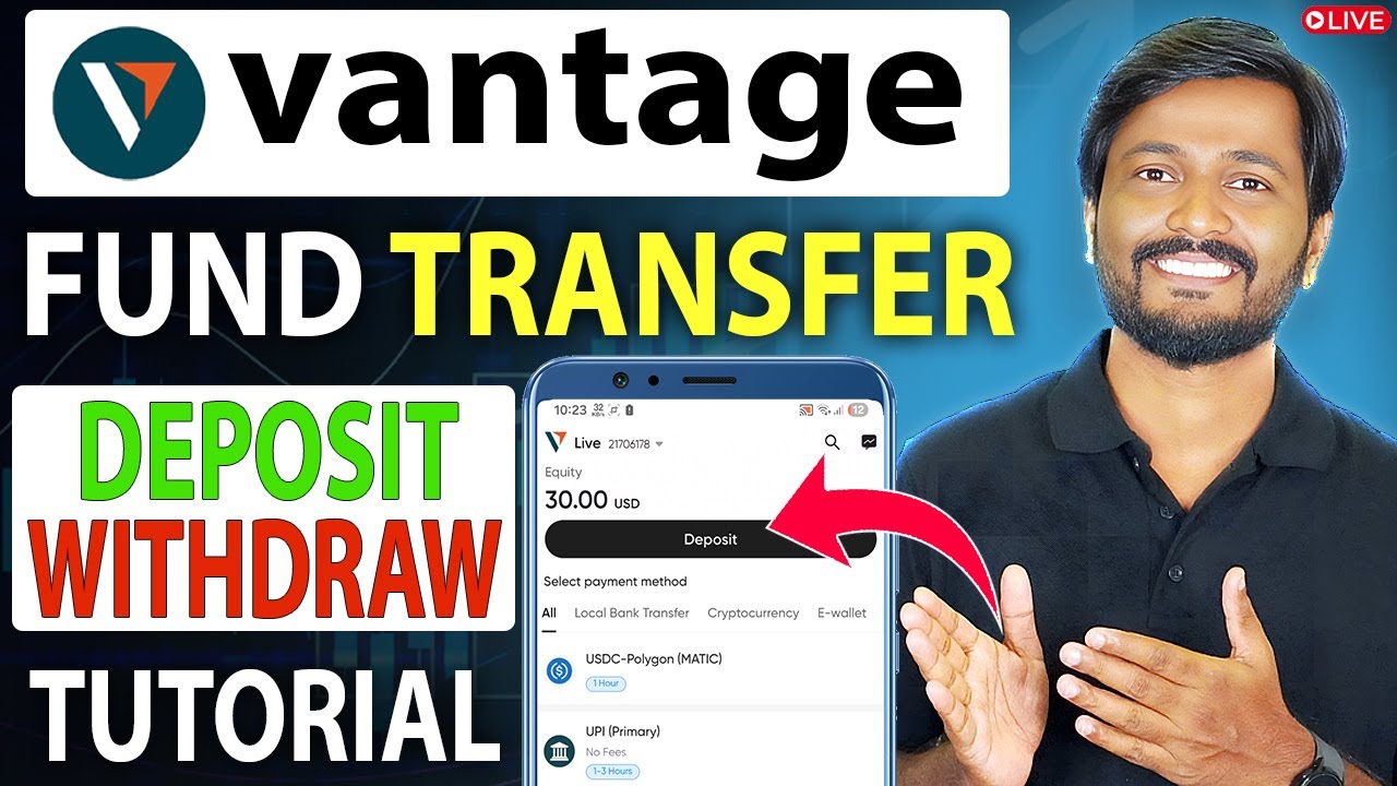 Vantage Fund Add and Withdraw process | How to Transfer Funds In ...